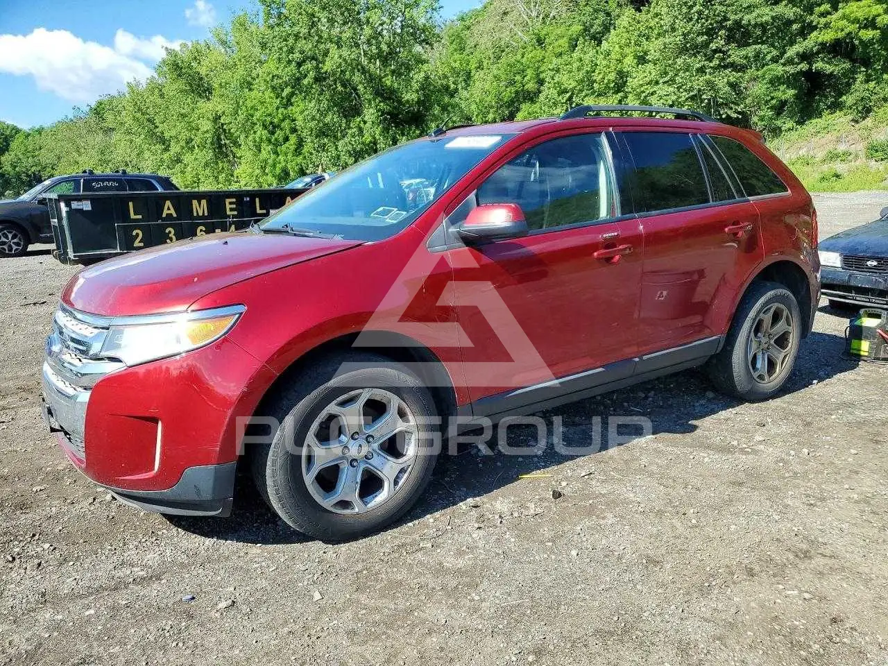 2013 Ford EDGE VIN: 2FMDK4JC0DBB99580 из США - PLC Group