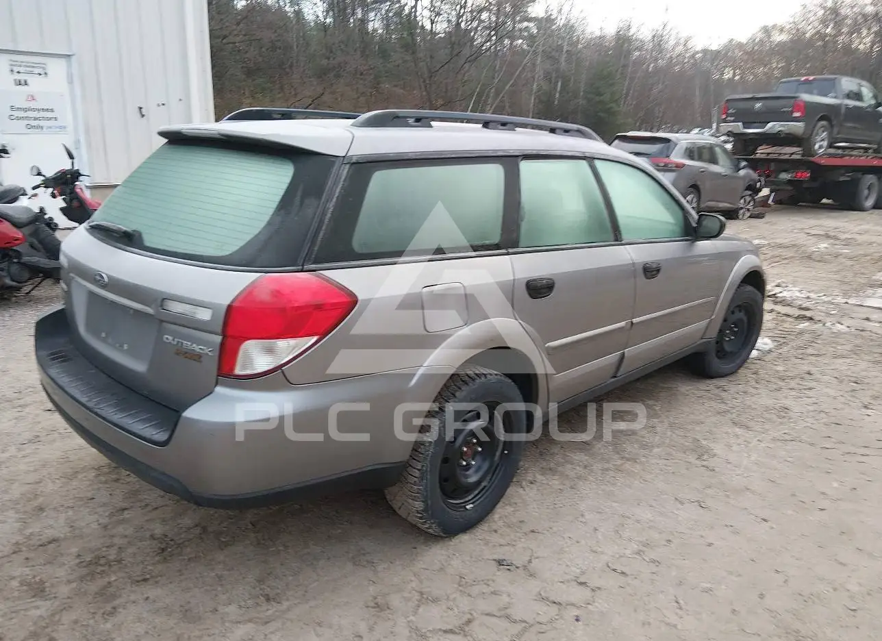 2008 Subaru Outback VIN: 4S4BP60CX87330356 из США - PLC Group