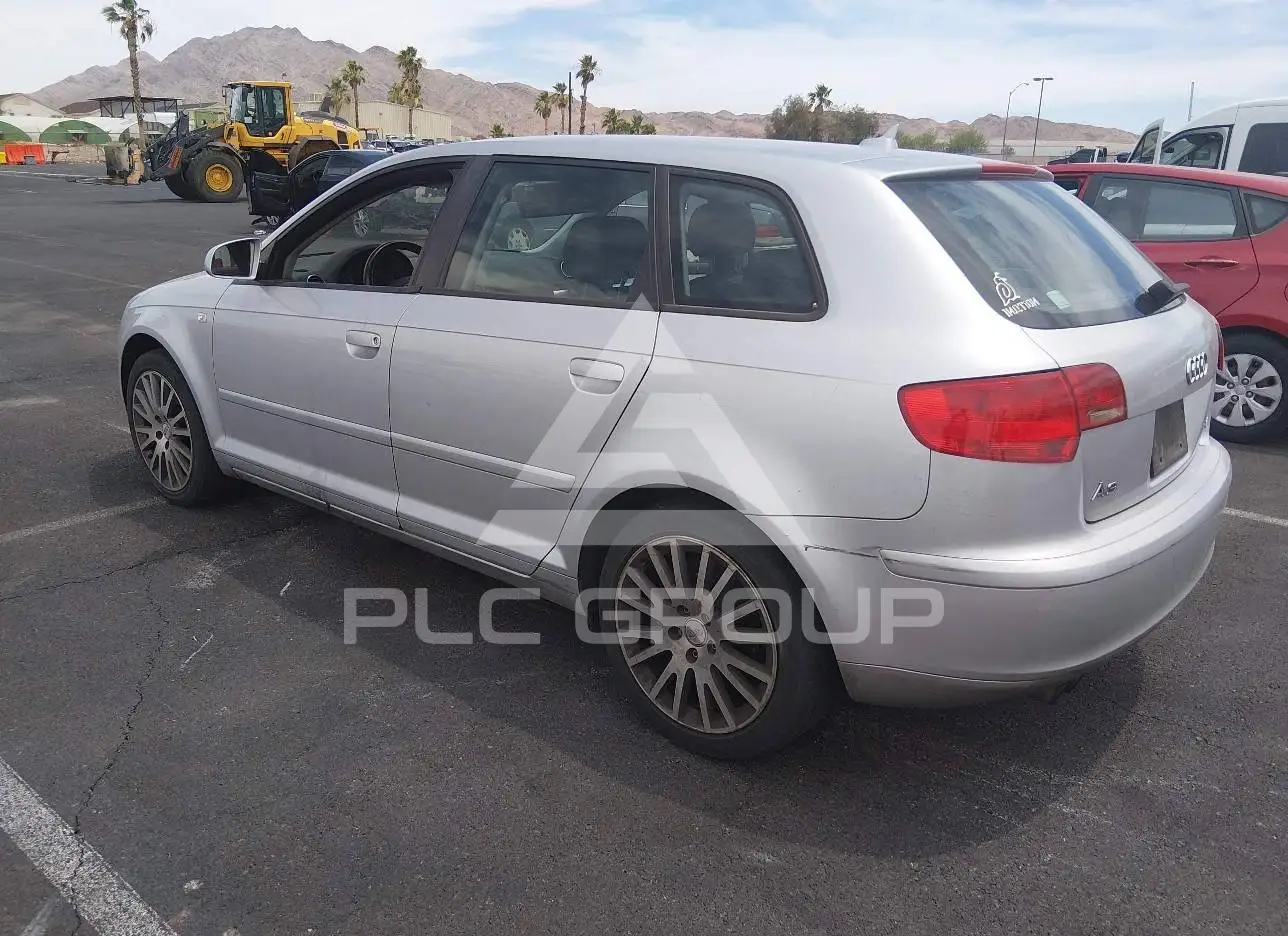 2008 Audi A3 VIN: WAUNF78P98A072168 из США - PLC Group