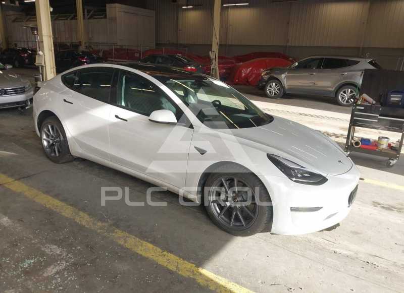 2022 Tesla Model 3 VIN: 5YJ3E1EB1NF256607 from the USA - PLC Group