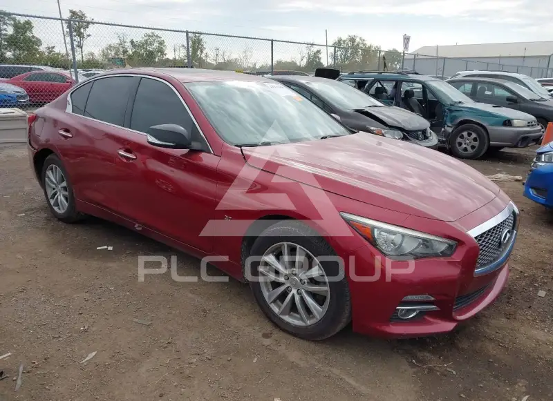 2015 Infinity Q50 VIN: JN1BV7AR6FM412167 из США - PLC Group